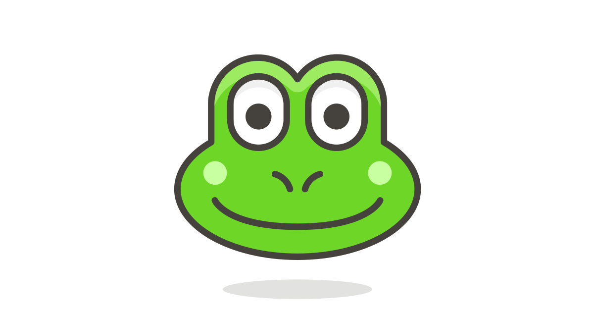Frog face free vector icon - Iconbolt