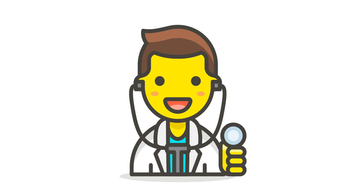 Man health worker 1 free vector icon - Iconbolt