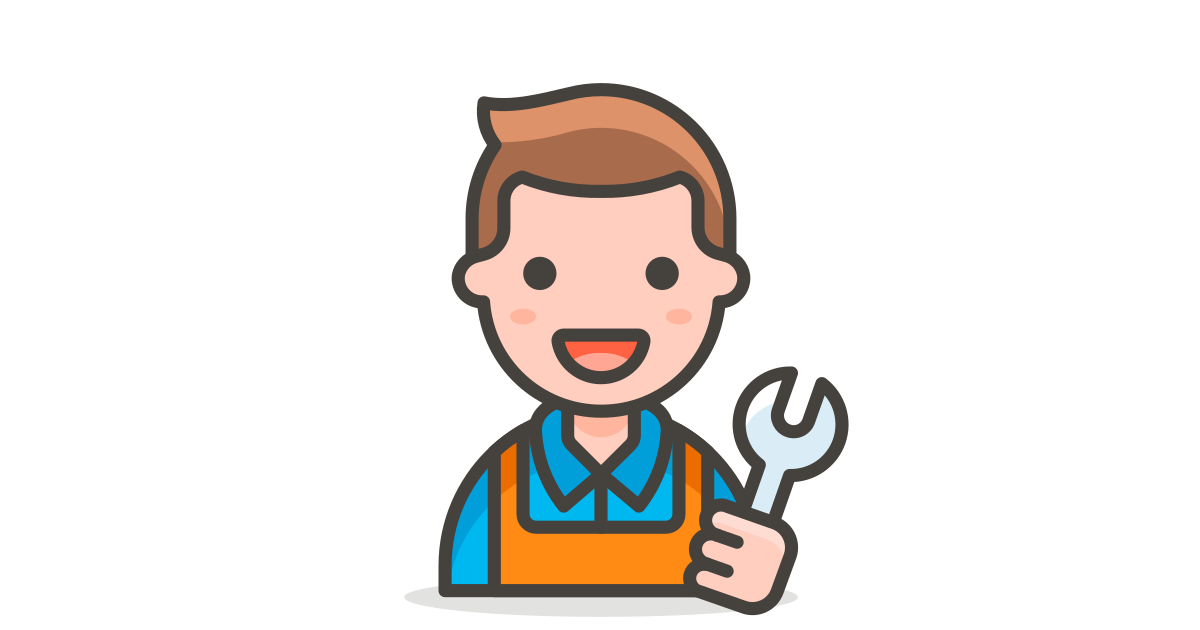 Man mechanic 2 free vector icon - Iconbolt