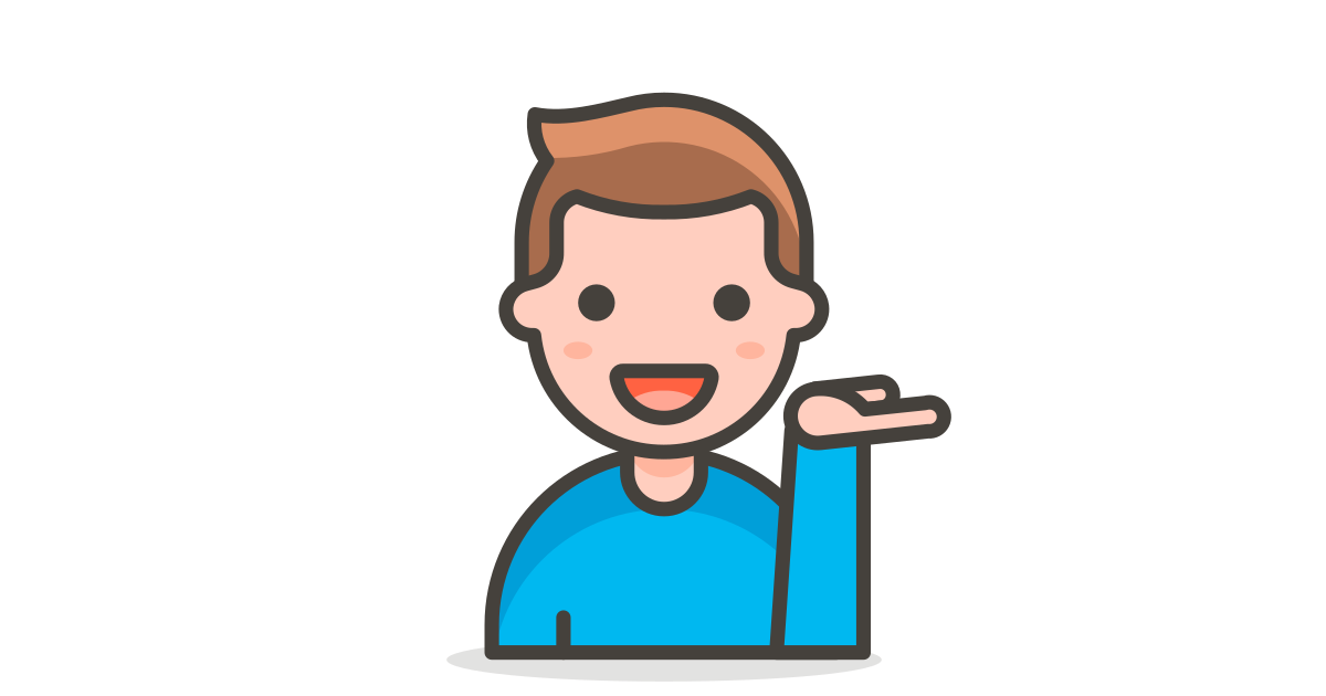 Man tipping hand 2 free vector icon - Iconbolt