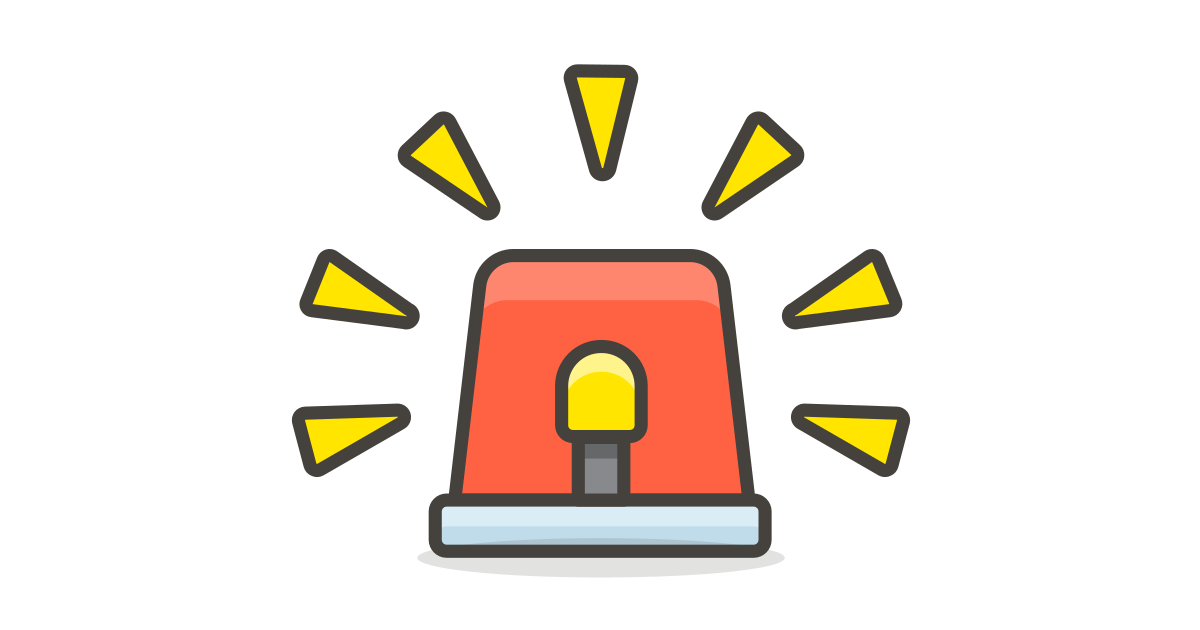 Police car light free vector icon - Iconbolt