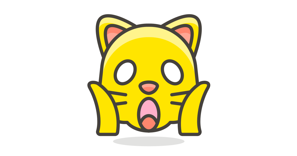 Weary cat face free vector icon - Iconbolt