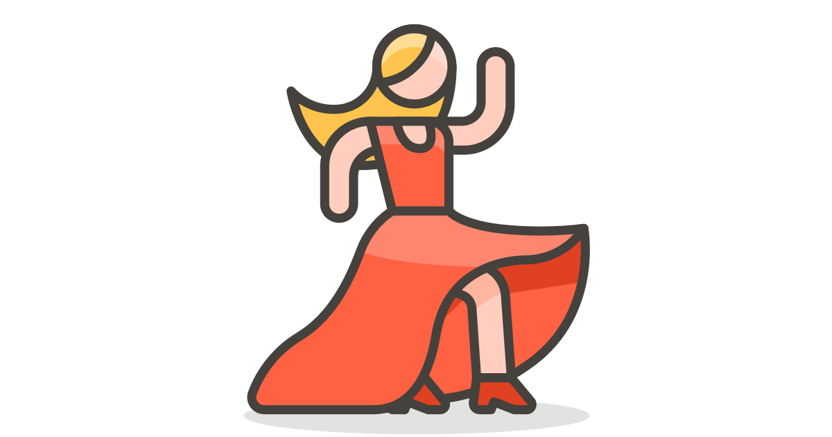 Woman dancing 2 free vector icon - Iconbolt