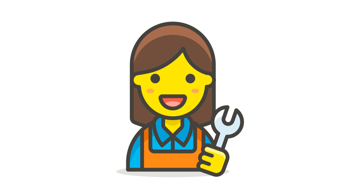 Woman mechanic 1 free vector icon - Iconbolt
