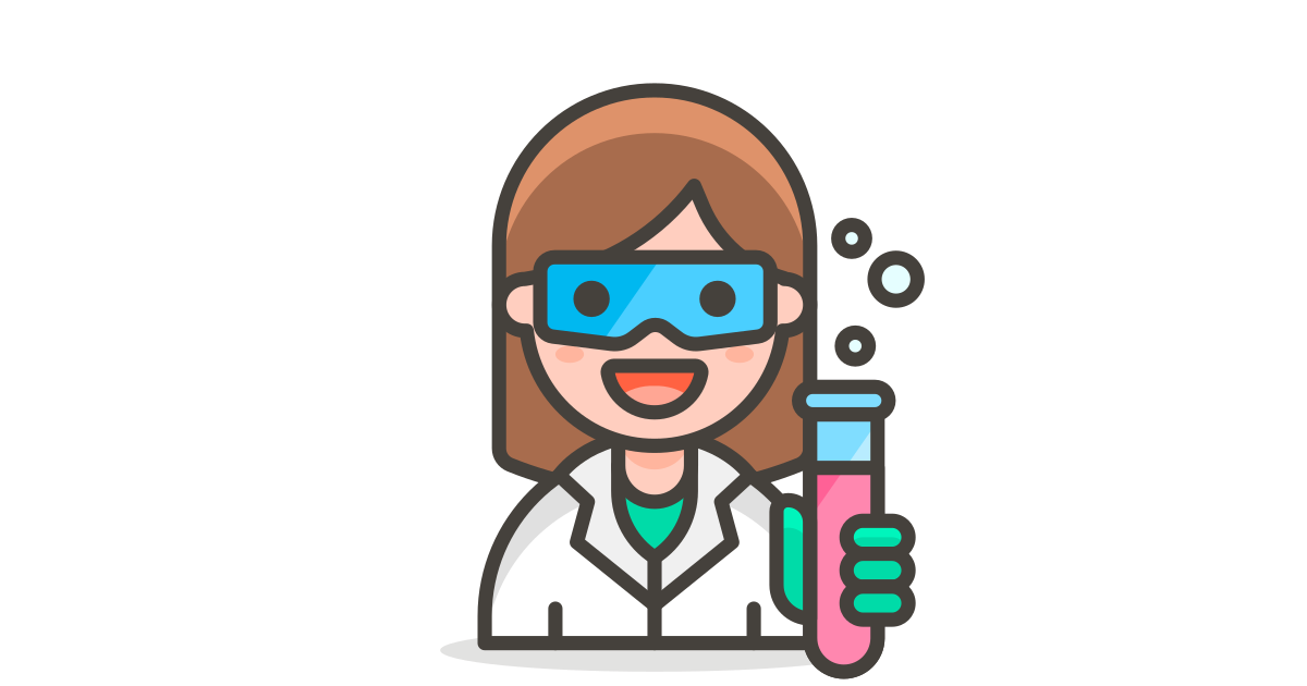 Woman scientist 2 free vector icon - Iconbolt