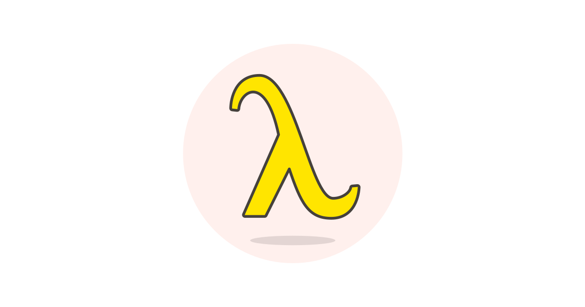 Sign lambda free vector icon - Iconbolt