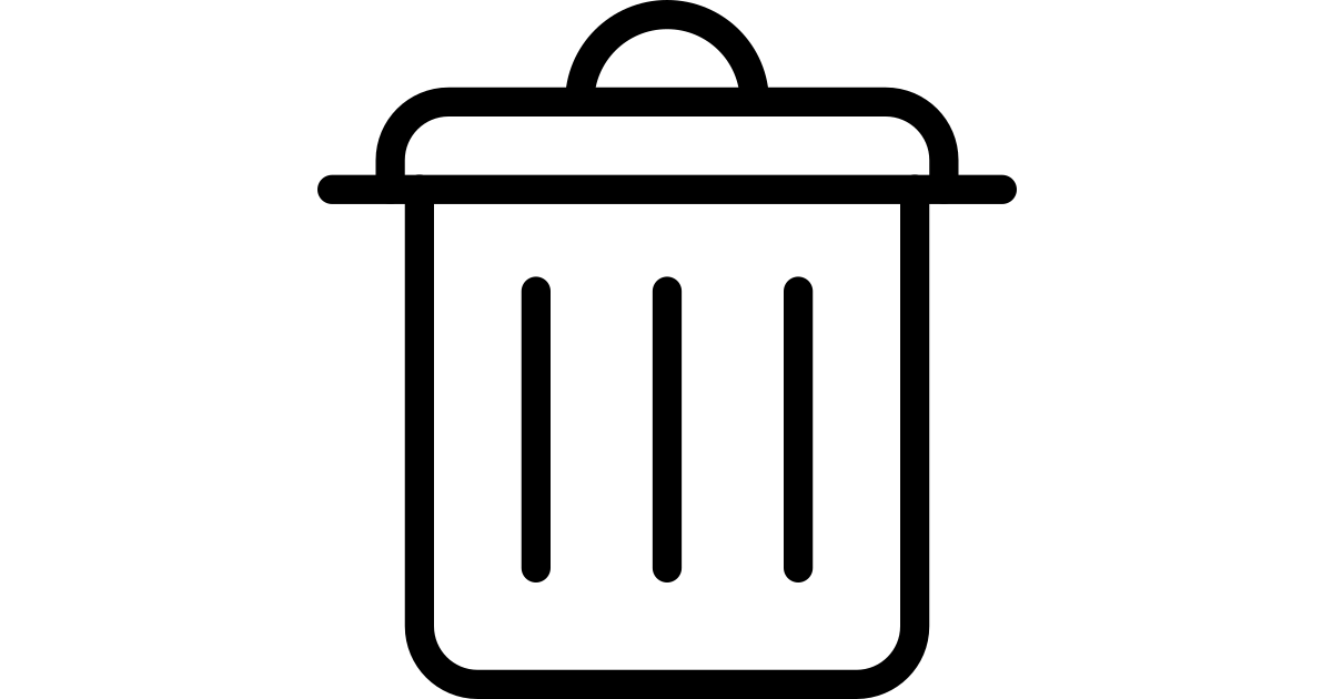 Bin 2 free vector icon - Iconbolt