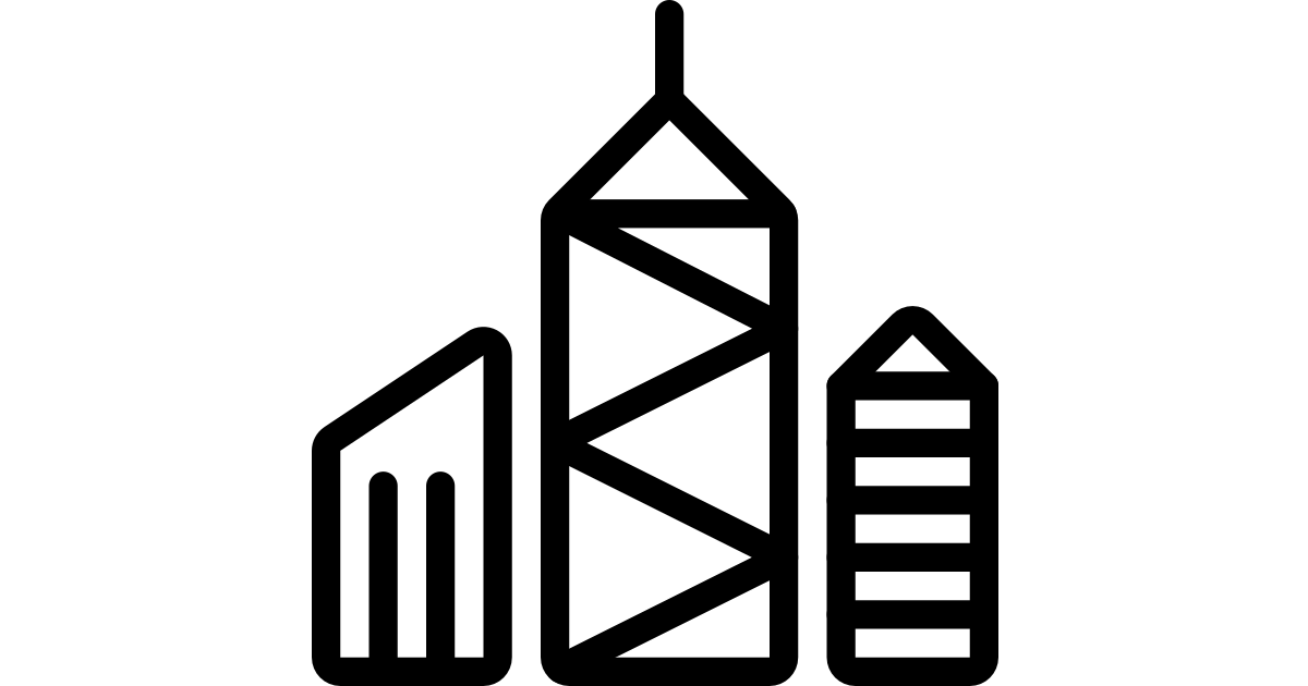 Building modern 1 free vector icon - Iconbolt