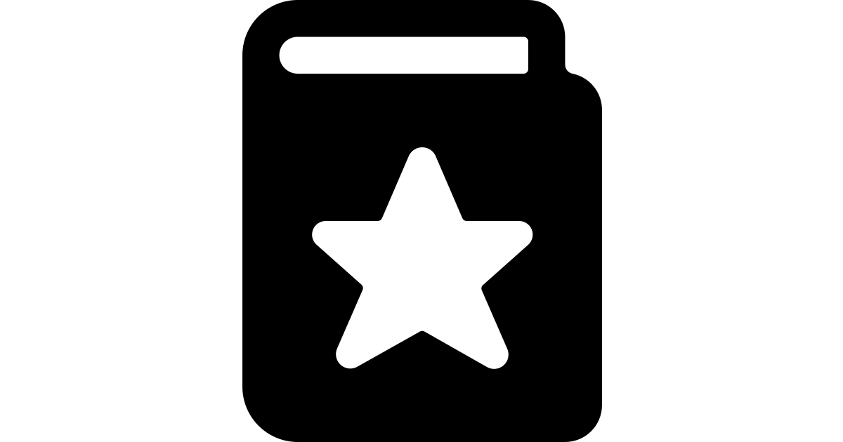 Book star book star free vector icon - Iconbolt