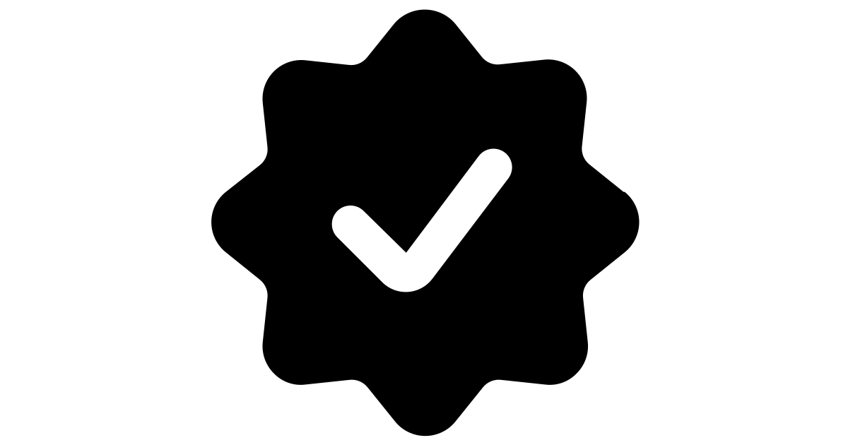 Check badge check badge free vector icon - Iconbolt