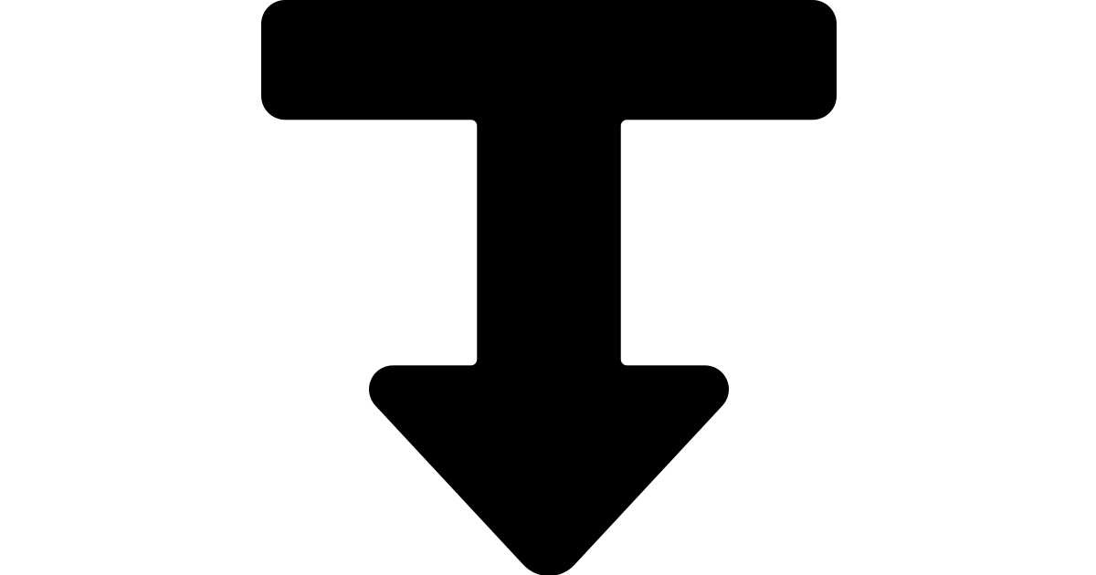 Diagram arrow down 1 diagram arrow down 1 free vector icon - Iconbolt