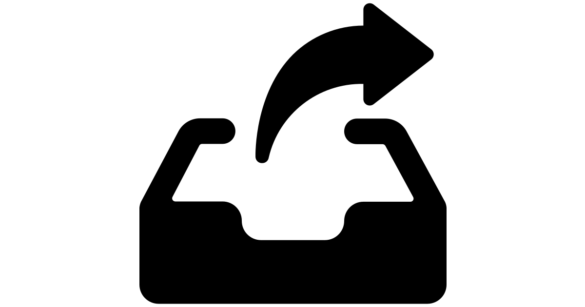 Drawer send drawer send free vector icon - Iconbolt