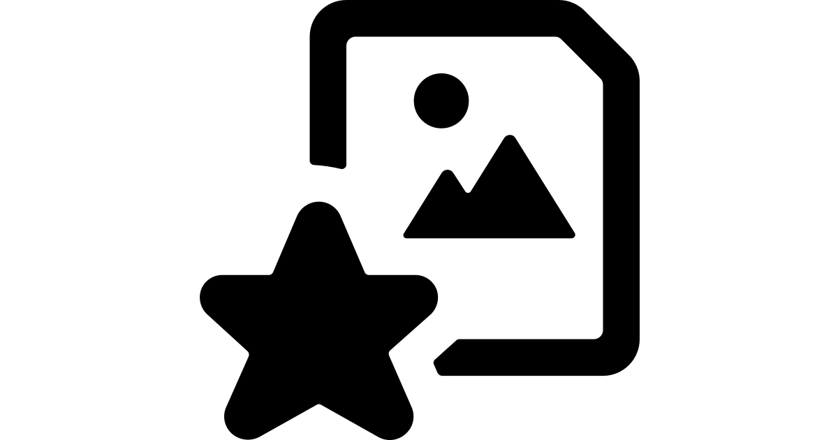 Image file star image file star free vector icon - Iconbolt