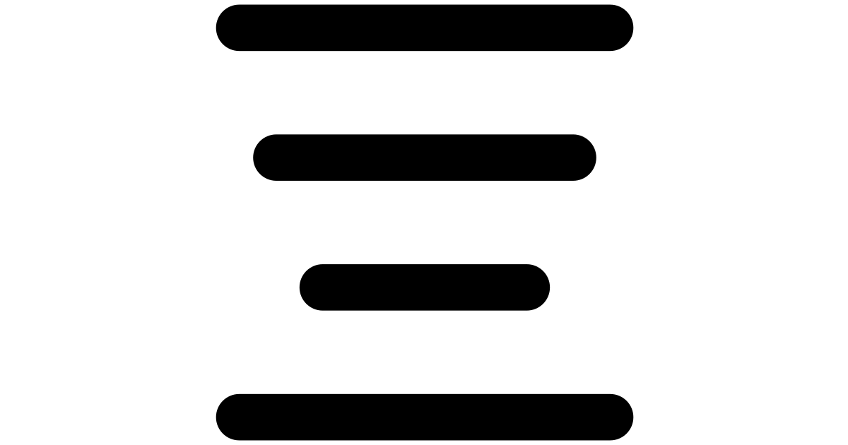Paragraph center align paragraph center align free vector icon - Iconbolt