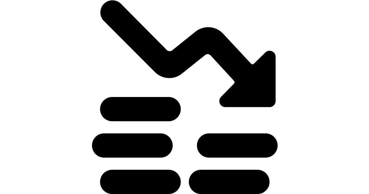 Performance money decrease performance money decrease free vector icon ...
