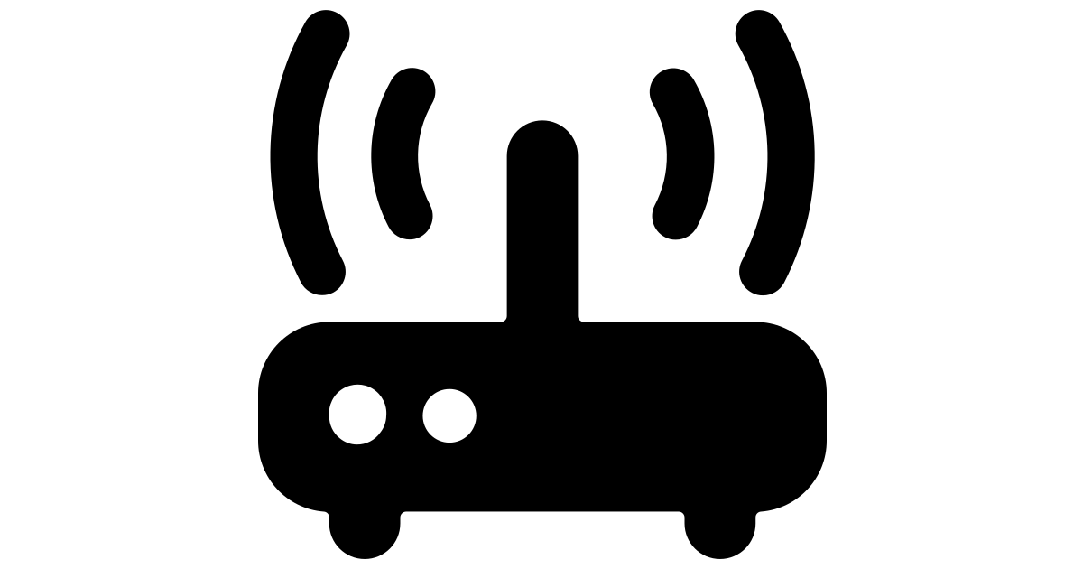 Router signal router signal free vector icon - Iconbolt