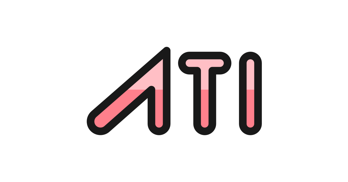 Ati logo ati logo free vector icon - Iconbolt