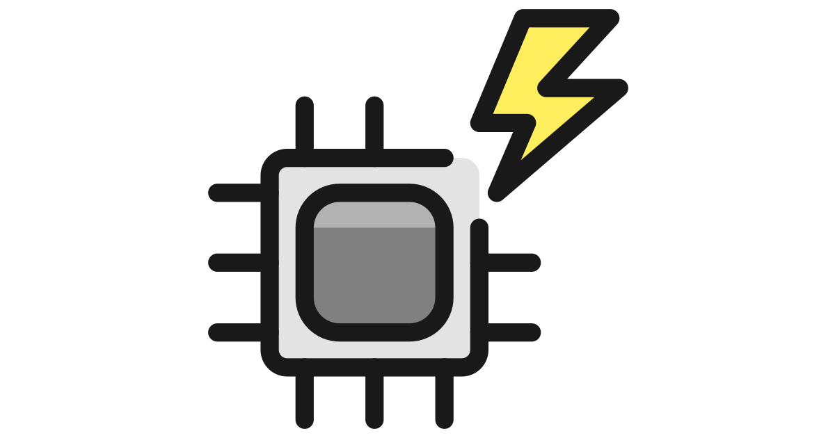 Computer chip flash computer chip flash free vector icon - Iconbolt