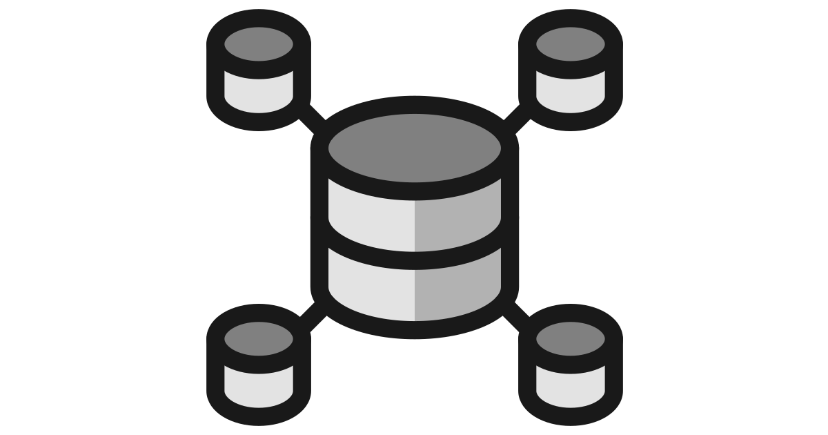 Database hierarchy database hierarchy free vector icon - Iconbolt