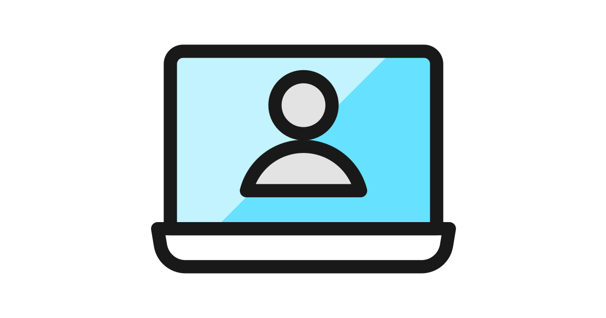 Laptop user laptop user free vector icon - Iconbolt