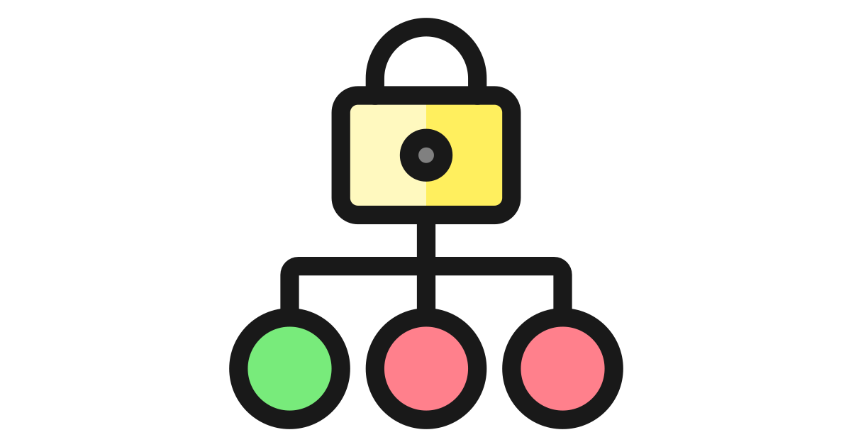 Lock hierarchy lock hierarchy free vector icon - Iconbolt