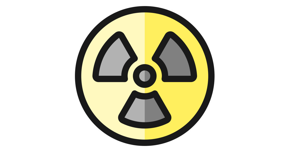 Radioactive circle radioactive circle free vector icon - Iconbolt