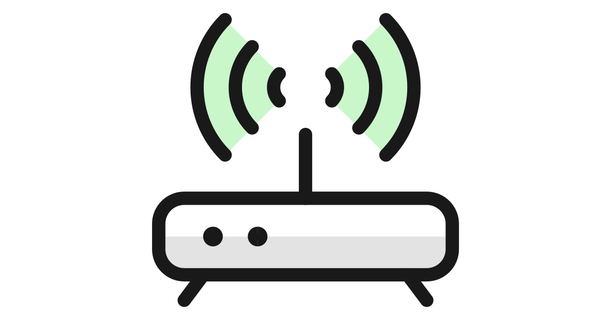 Router signal router signal free vector icon - Iconbolt