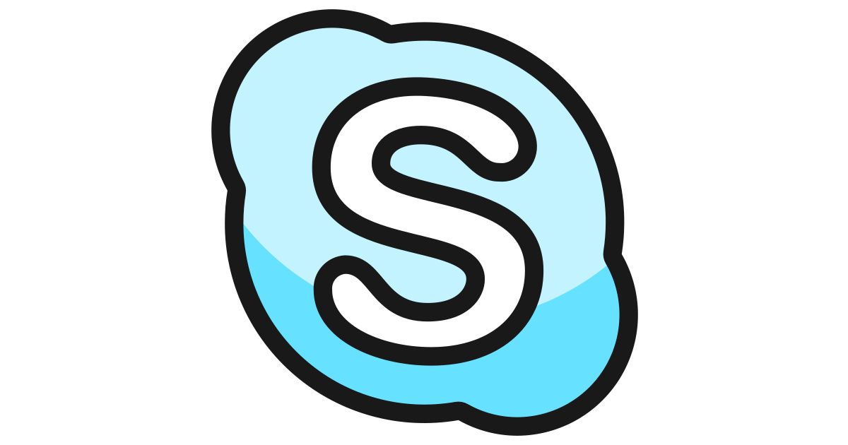Skype logo skype logo free vector icon - Iconbolt