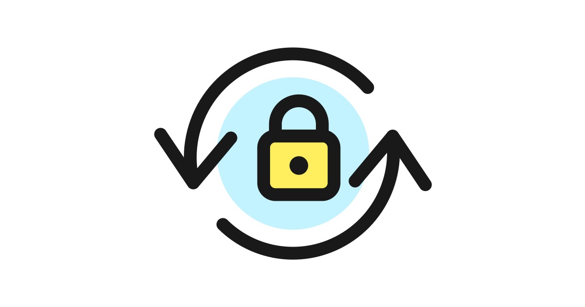 Synchronize arrows lock synchronize arrows lock free vector icon - Iconbolt