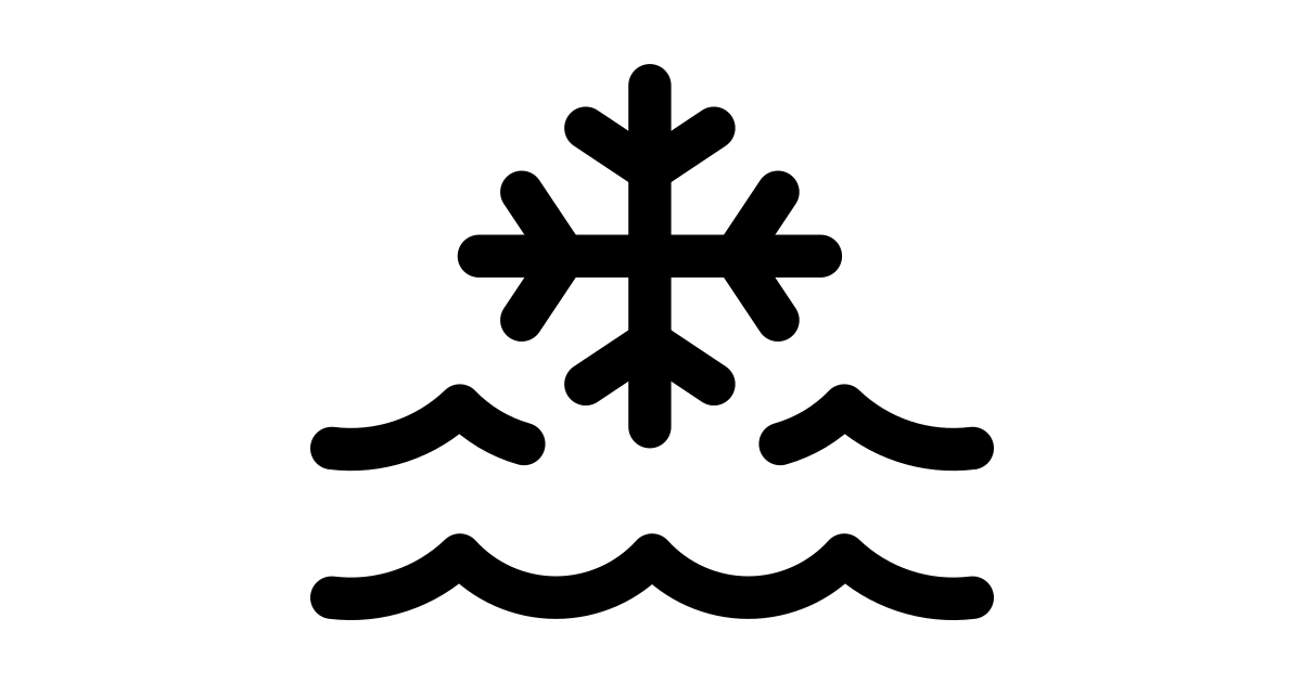 Ice water ice water frost chill cooling free vector icon - Iconbolt
