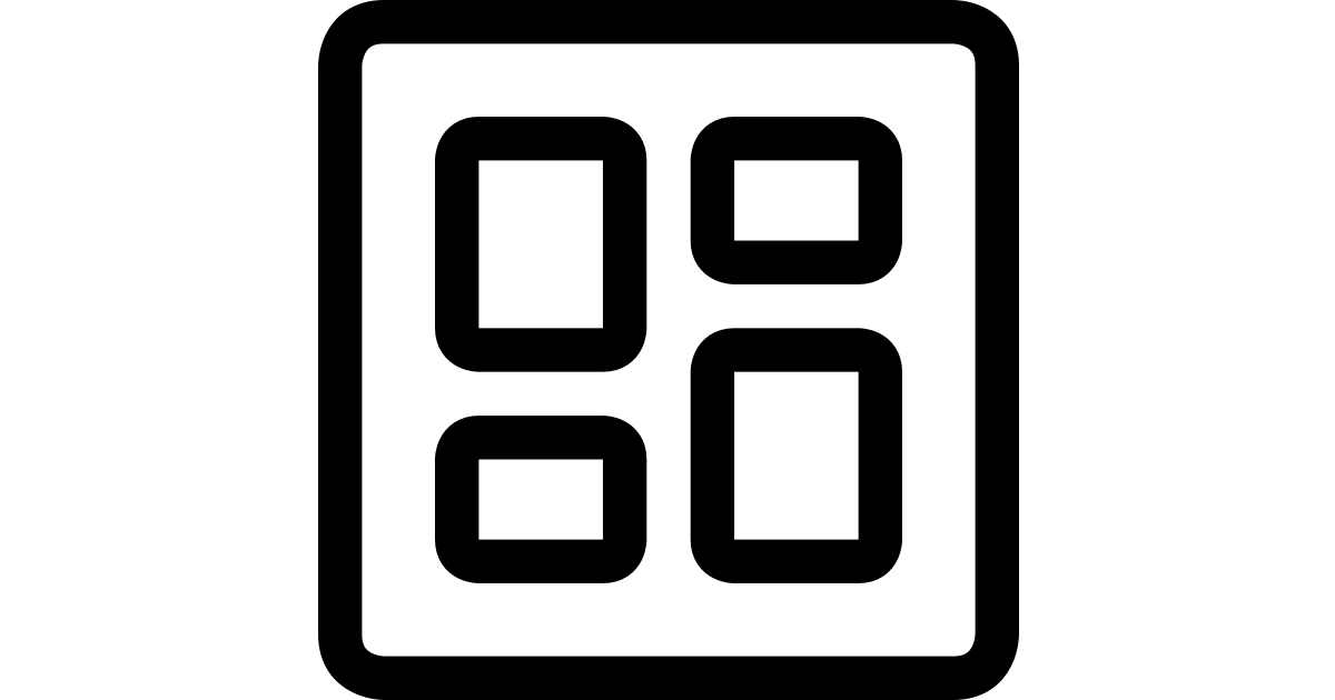 Layout dashboard 1 layout dashboard 1 free vector icon - Iconbolt