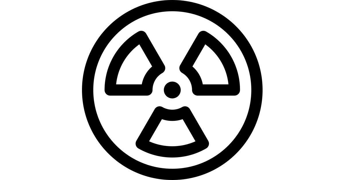 Radioactive circle radioactive circle ecology eco toxic symbol safety ...