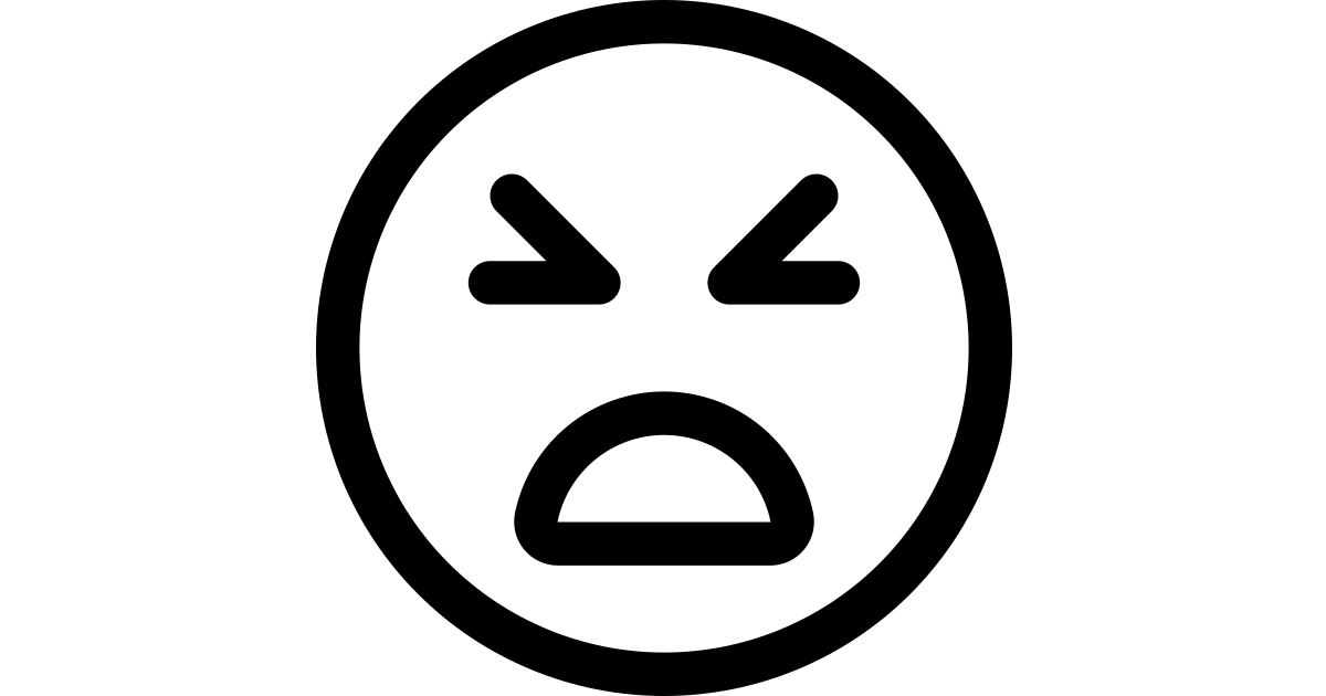 Smiley bad smiley bad emoticon disapointed angry upset frustrated ...