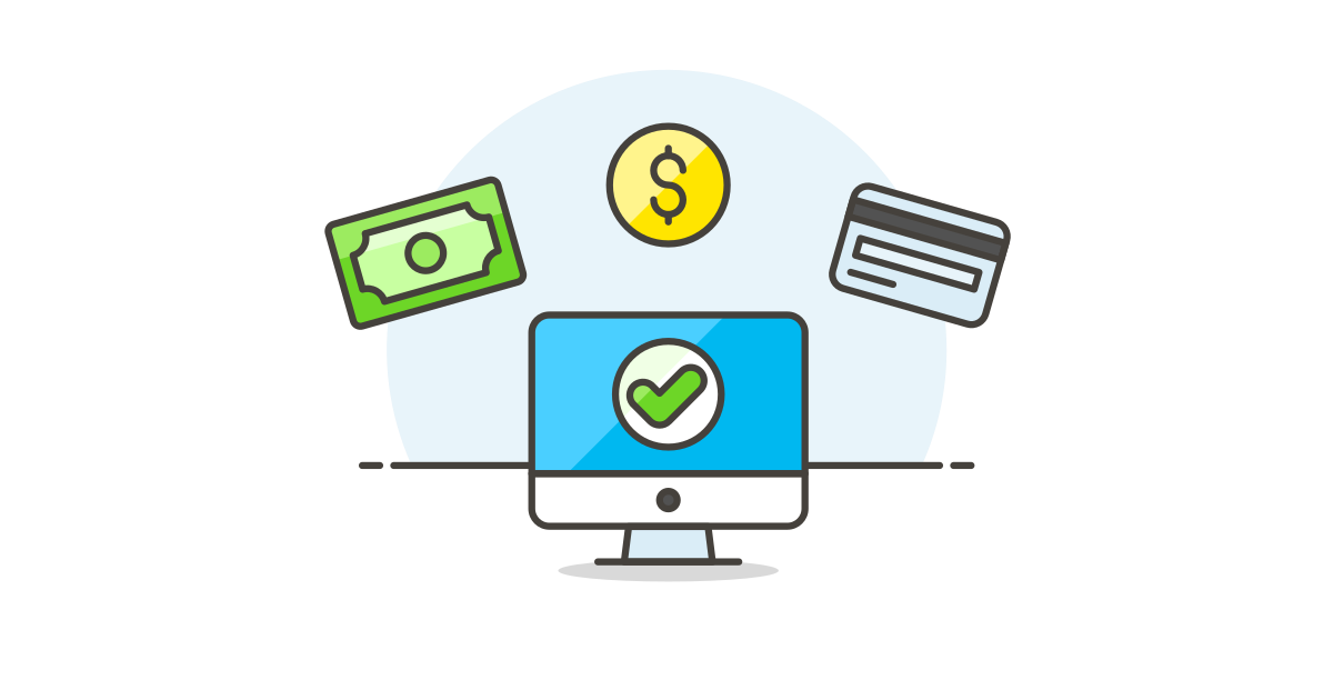 Monitor cash credit card free vector icon - Iconbolt