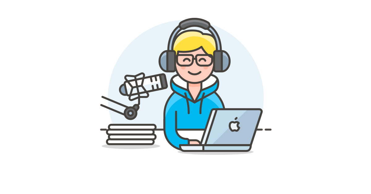 Radio host free vector icon - Iconbolt