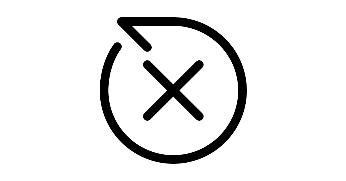 Reset hard free vector icon - Iconbolt