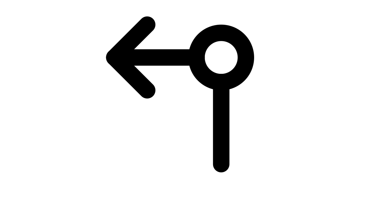 Arrow rotary left free vector icon - Iconbolt