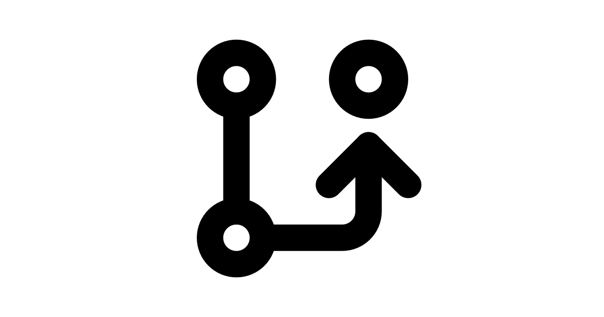 Git branch free vector icon - Iconbolt