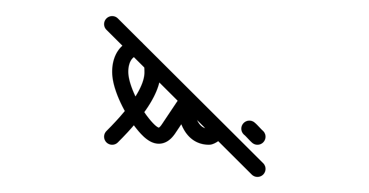 Signature off free vector icon - Iconbolt