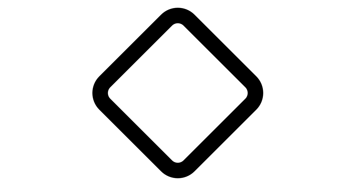 Square rotated free vector icon - Iconbolt