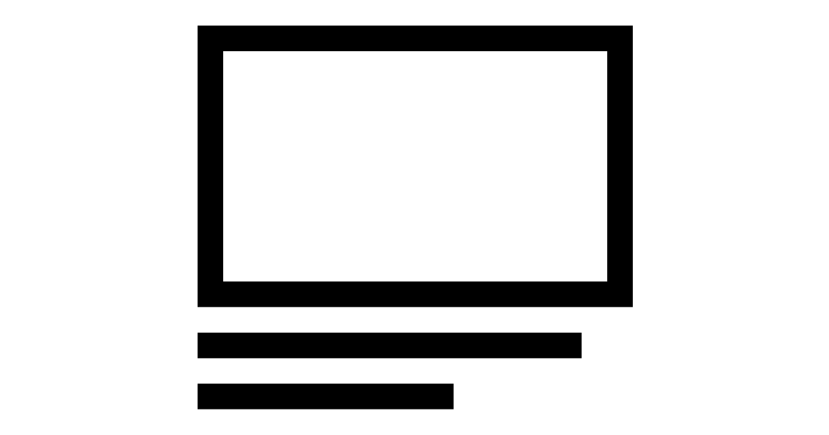 Layout media left alt free vector icon - Iconbolt