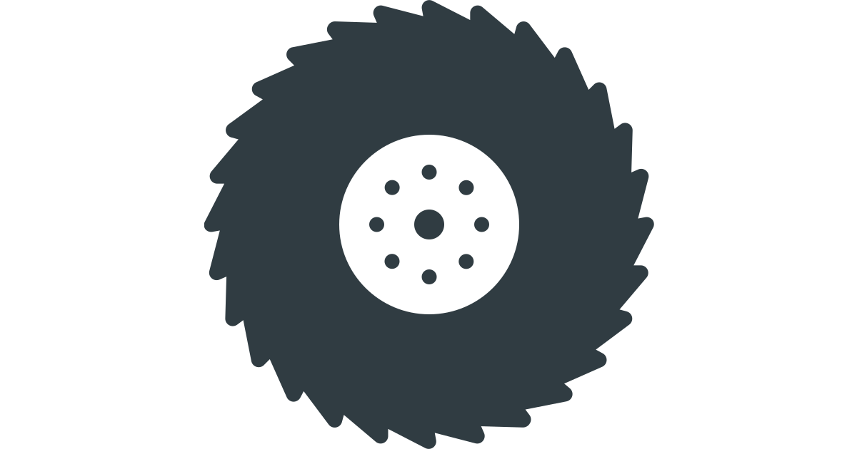 Construction industry tool tools cutting disc free vector icon - Iconbolt