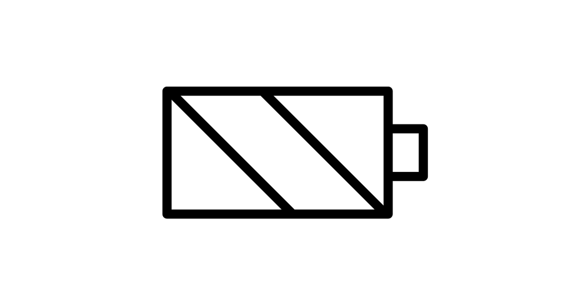 System battery0 free vector icon - Iconbolt