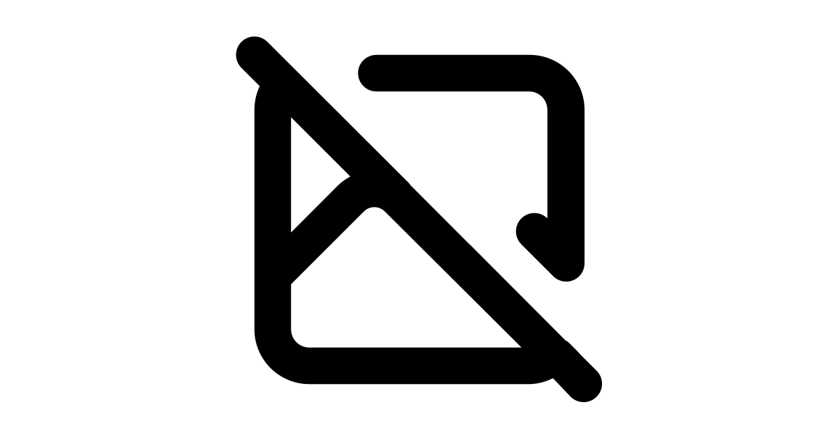 Image alt slash free vector icon - Iconbolt