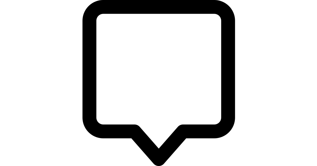 Square Chat Icon Png